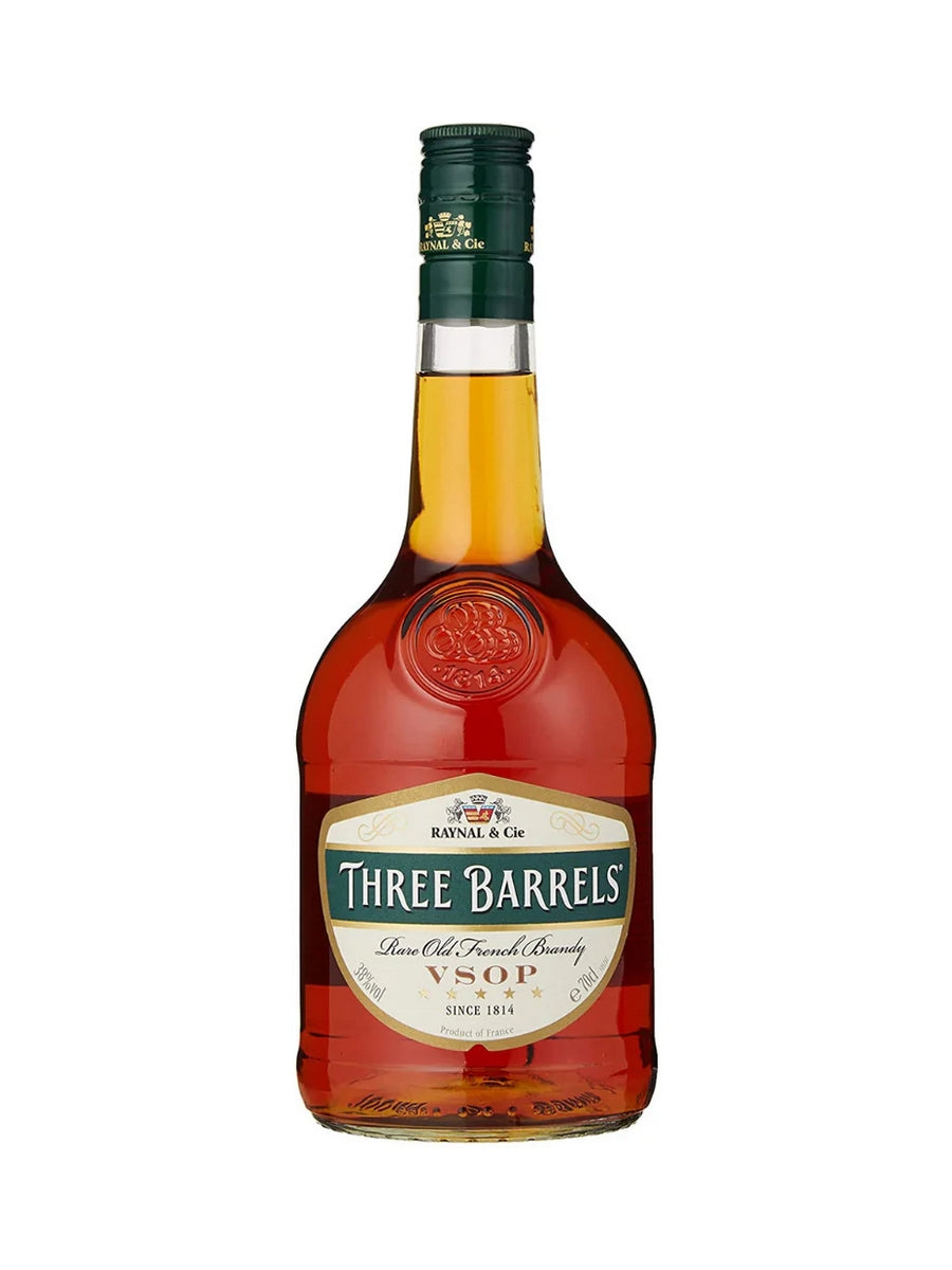 Three Barrels VSOP Brandy 70cl / 38% – AlcoPone