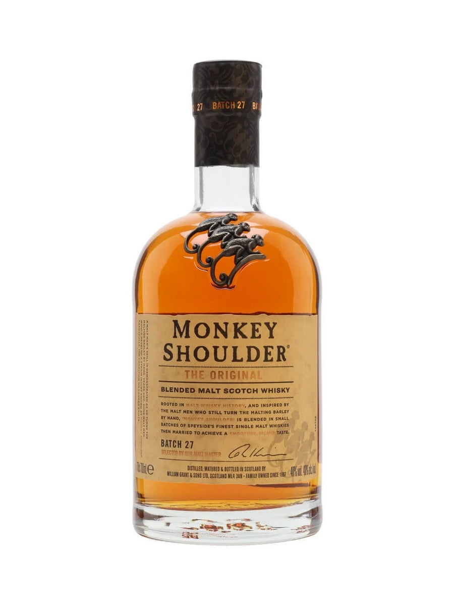 Monkey Shoulder Blended Malt Scotch Whisky 70cl / 40% – AlcoPone