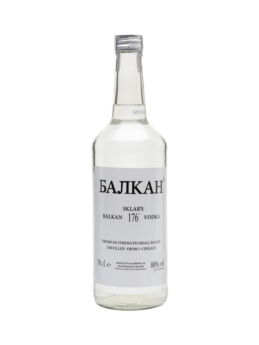 Balkan 176° Pure Plain Vodka 70cl / 88% – AlcoPone